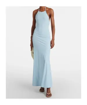 Christopher Esber Embellished Halterneck Maxi Dress