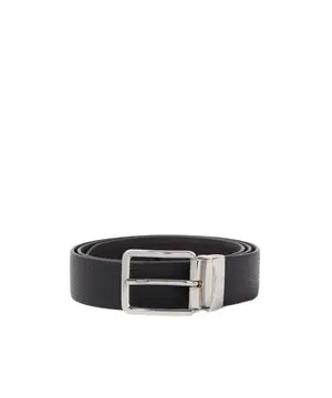 Canali Leather Belt - Black