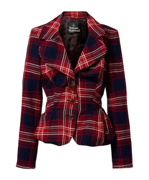 VIVIENNE WESTWOOD Vivienne Westwood Tartan Blazer Brown