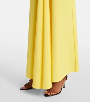 Christopher Esber Embellished Ruched Jersey Maxi Dress