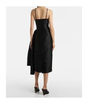 SHUSHU/TONG Sleeveless Bow Detail Midi Dress