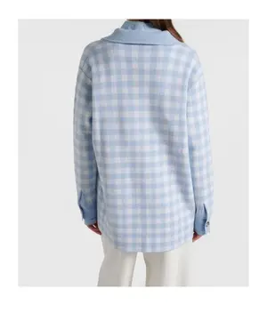 Jardin Des Orangers Gingham Wool And Cashmere Cardigan