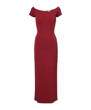 JOSEPH Foin Jersey Midi Dress - Red