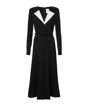 Roland Mouret Long Sleeve Dress - Black