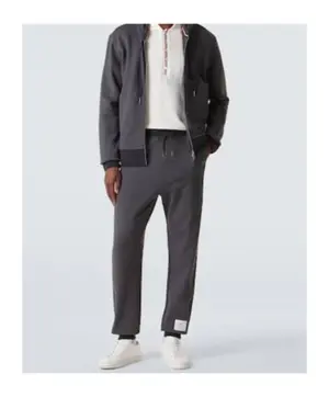 Thom Browne 4-bar Cotton Jersey Sweatpants