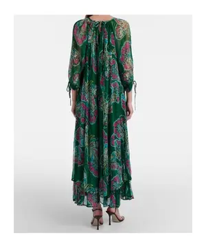Rixo Printed Pattern Dress