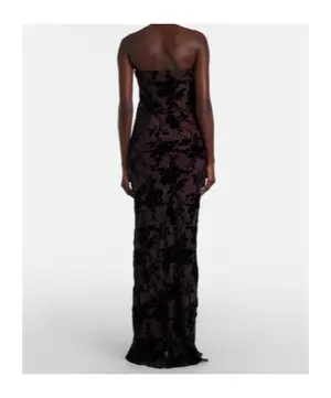 RODARTE Floral Devoré Velvet Gown