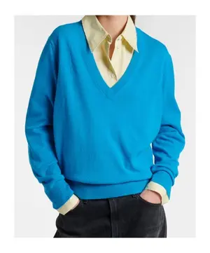 Jardin Des Orangers V-neck Long-sleeved Sweater