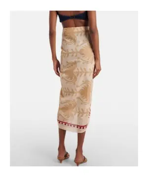 Johanna Ortiz Prismatic Flow Cotton Beach Cover-up