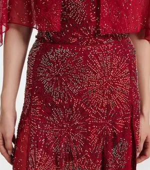 Rabanne Embellished Maxi Skirt