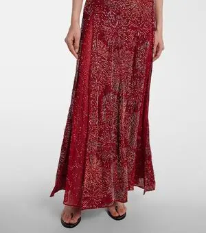 Rabanne Embellished Maxi Skirt