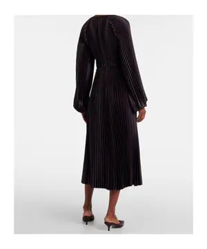 JOSEPH Ortiz Pleated Midi Dress
