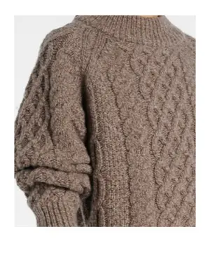EMILIA WICKSTEAD Emory Cable-knit Wool Sweater
