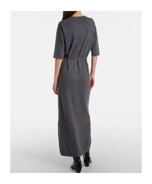 LISA YANG Tilde Belted Cashmere Maxi Dress