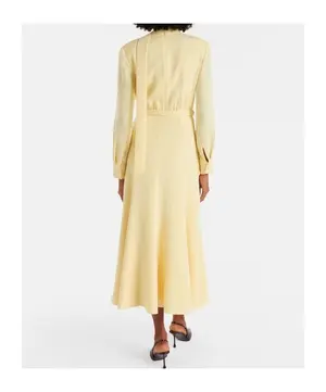 Roland Mouret Belted Cady Midi Dress