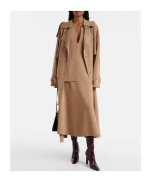 Jardin Des Orangers Wool And Cashmere Midi Skirt