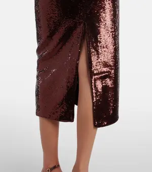 Roland Mouret Sequined Midi Dress