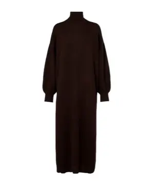Jardin Des Orangers High-necked Dress - Black