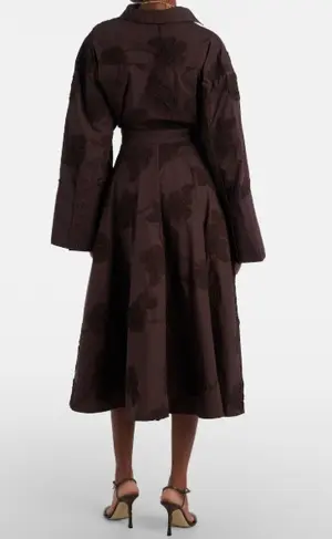 ROTATE BY BIRGER CHRISTENSEN Berty Embroidered Long Dress