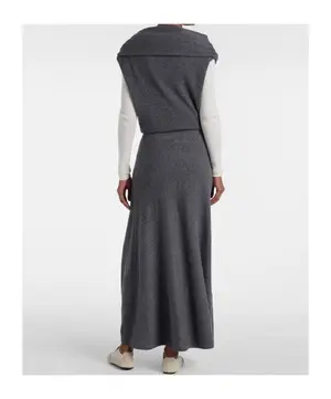 LISA YANG Torie Knitted Cashmere Maxi Skirt
