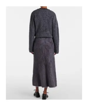 LISA YANG Asta Cashmere Midi Skirt