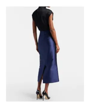 Erdem Sequined Twill Pencil Skirt