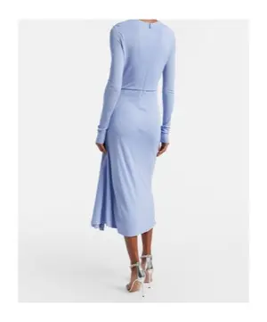 Erdem Draped Jersey Midi Dress