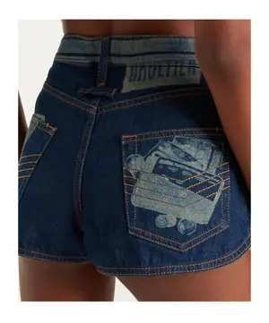 JEAN PAUL GAULTIER Trompe-l'œil Denim Shorts