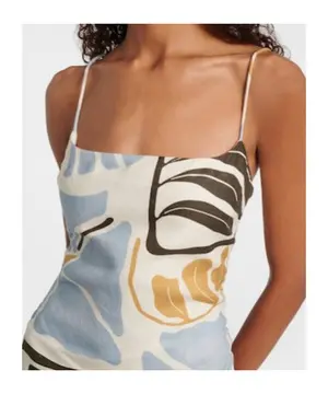 SIR. Lola Floral Linen Minidress