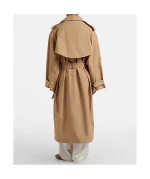 THE FRANKIE SHOP Riva Oversized Cotton Trench Coat