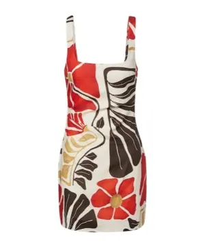 SIR. Julietta Floral Linen Minidress - Multicolor