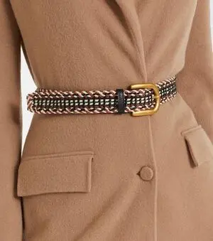 Gabriela Hearst Woven Leather Belt