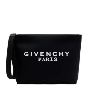 Givenchy Logo Clutch - Black