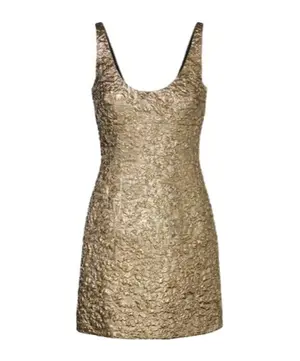 EMILIA WICKSTEAD Einna Floral Jacquard Minidress - Nude