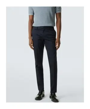 LARDINI Mid-rise Cotton Slim Pants