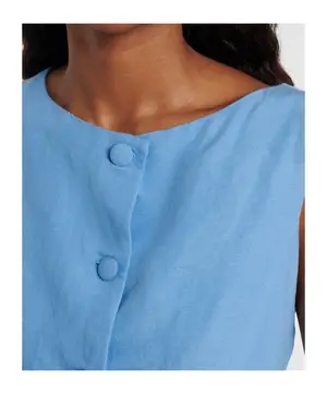 Rixo Lucca Linen-blend Vest