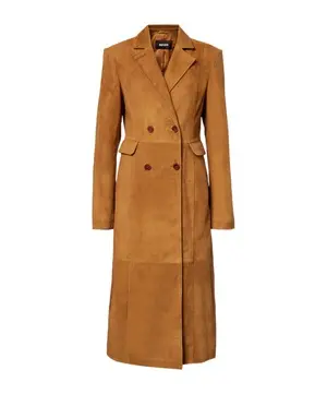 ROTATE BY BIRGER CHRISTENSEN Double-breasted Coat - Brown