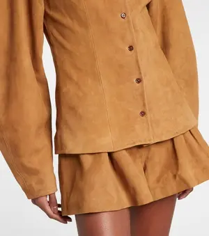 ROTATE BY BIRGER CHRISTENSEN Pointed Collar Long-sleeved Shirt