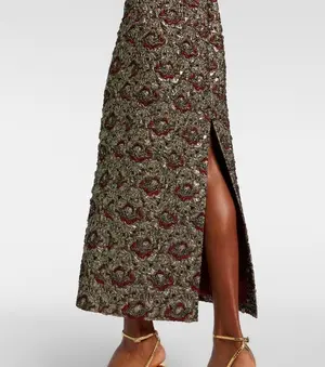Simkhai Ravenna Jacquard Midi Dress