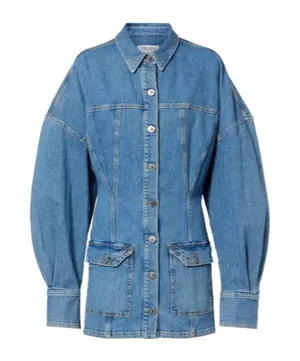 Attico Denim Minidress - Blue