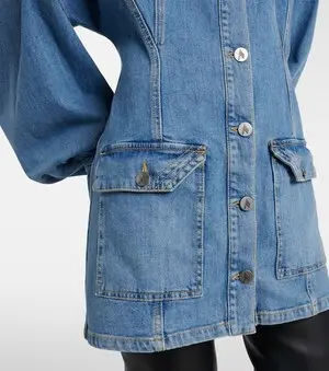 Attico Denim Minidress