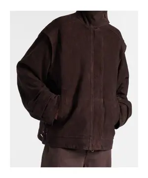 ROTATE BY BIRGER CHRISTENSEN Kamala Oversized Suede Jacket