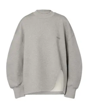 Attico Oversized Cotton Jersey Sweatshirt
