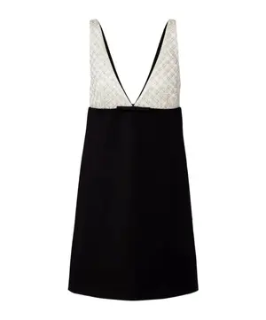 Dorothee Schumacher Emotional Essence Bow-detail Sequined Minidress - Black