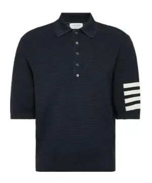 Thom Browne Polo Shirt - Black