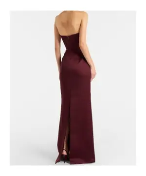 Rebecca Vallance Alora Embellished Corset Gown - Brown
