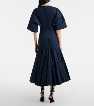 Jacquemus Moisson Cotton Poplin Midi Dress