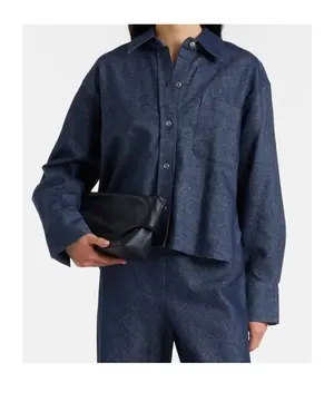 Vince Cotton And Linen Chambray Shirt