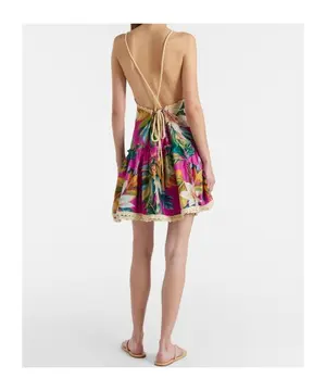 Farm Rio Tropicalia Printed Cotton Minidress