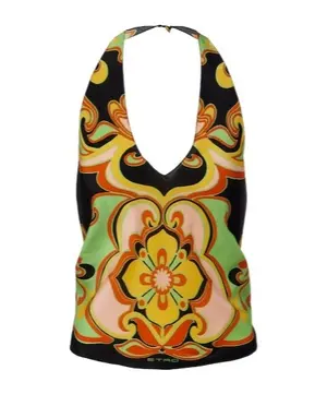 Etro Floral Paisley Silk Blouse - Multicolor